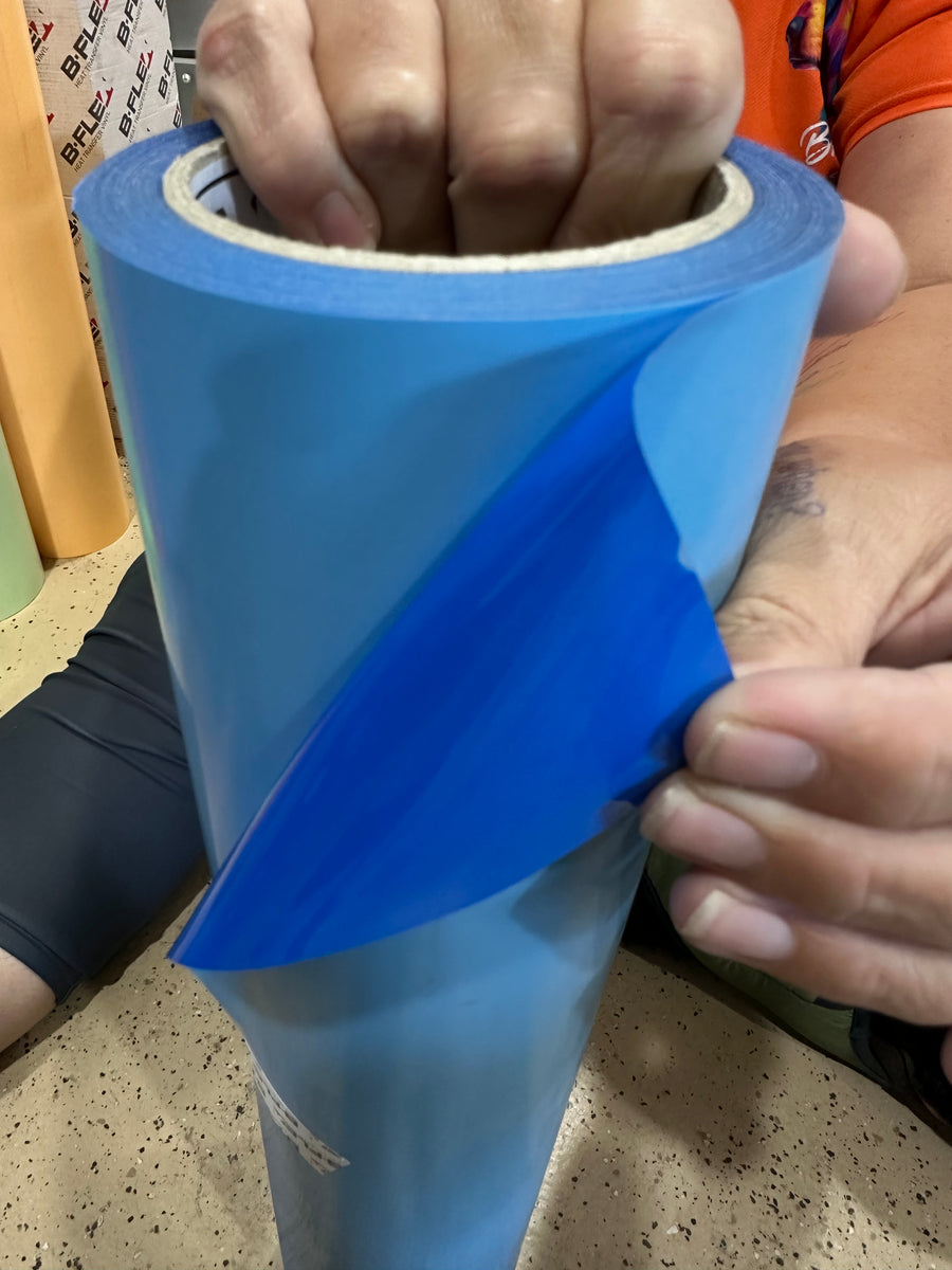 Fluro Blue HTV- 1M x 50cm – That Printed Vinyl Place