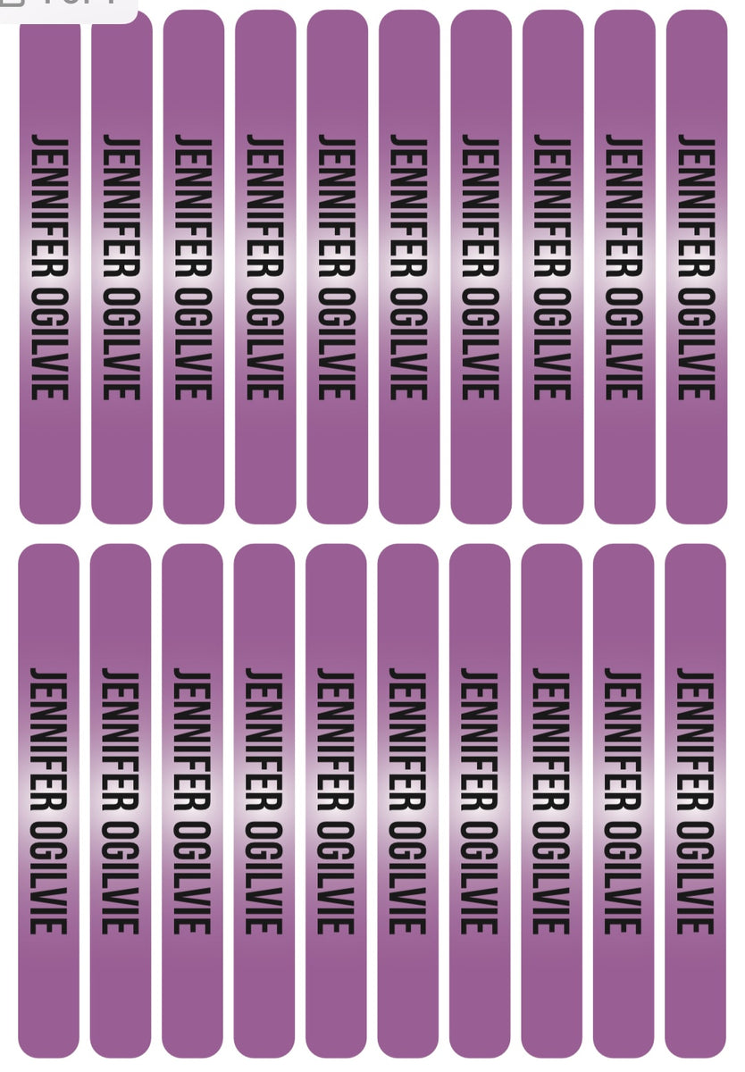 Pencil Stickers- pk 50 - Purple – That Printed Vinyl Place