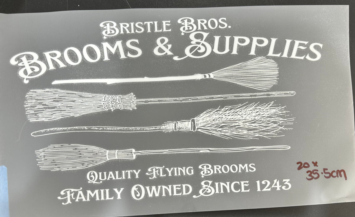 DTF Print- HP Brooms Large – That Printed Vinyl Place